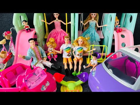 13 Mins Satisfying With Unboxing Cute Barbie Family Play Set |Doll Toys Review |ASMR