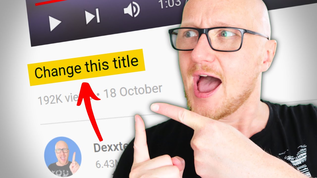 How to Change your YouTube video title - YouTube