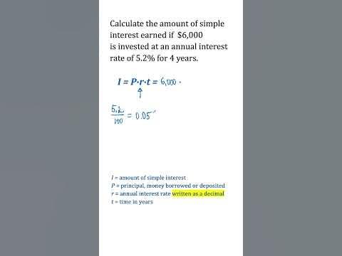 Find Amount of Simple Interest #shorts #simpleinterest #simpleinterestmaths #mathshelp #mathhelp ...