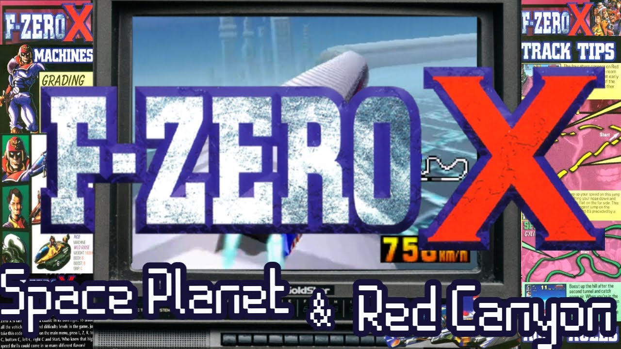 F Zero X Nintendo 64 (Music) - Red Canyon & Space Planet - YouTube