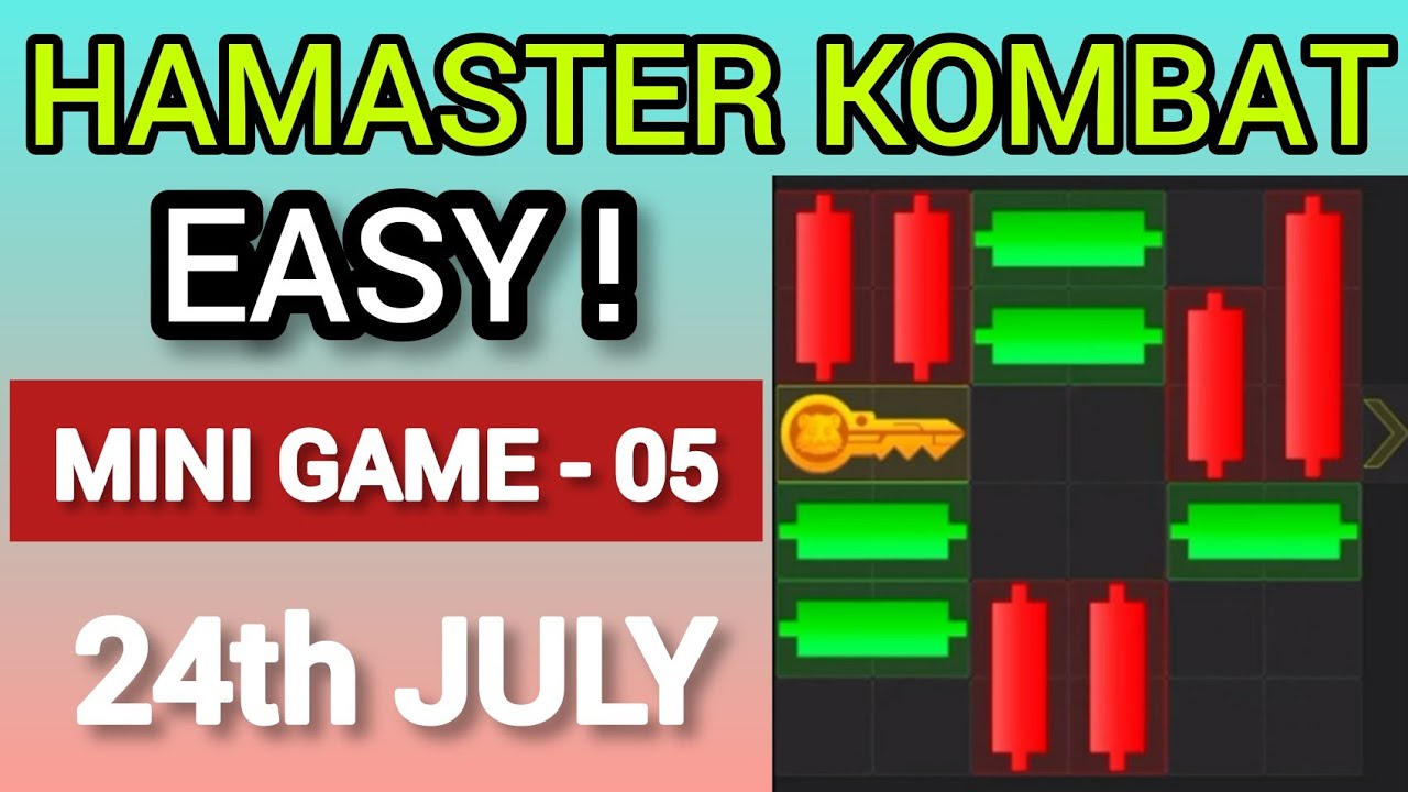HOW TO PLAY HAMASTER KOMBAT MINI GAMES 24 July - YouTube