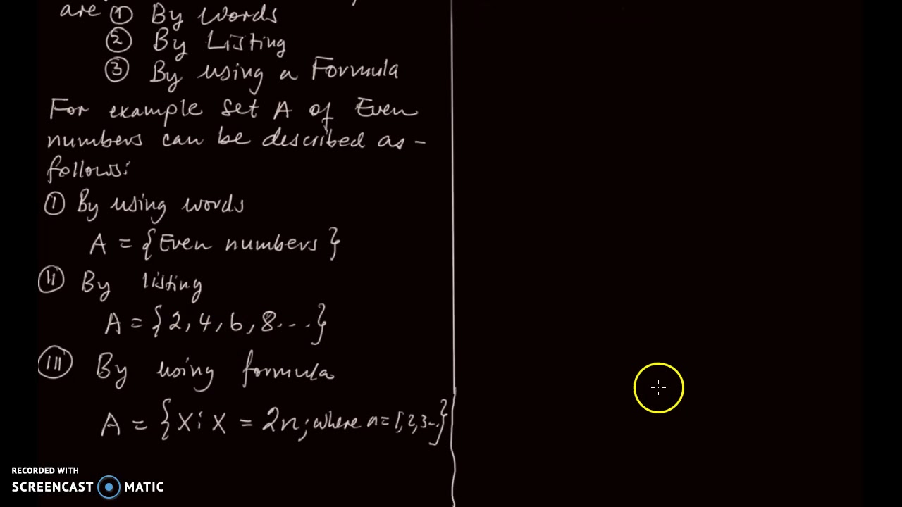 Naming Sets - YouTube