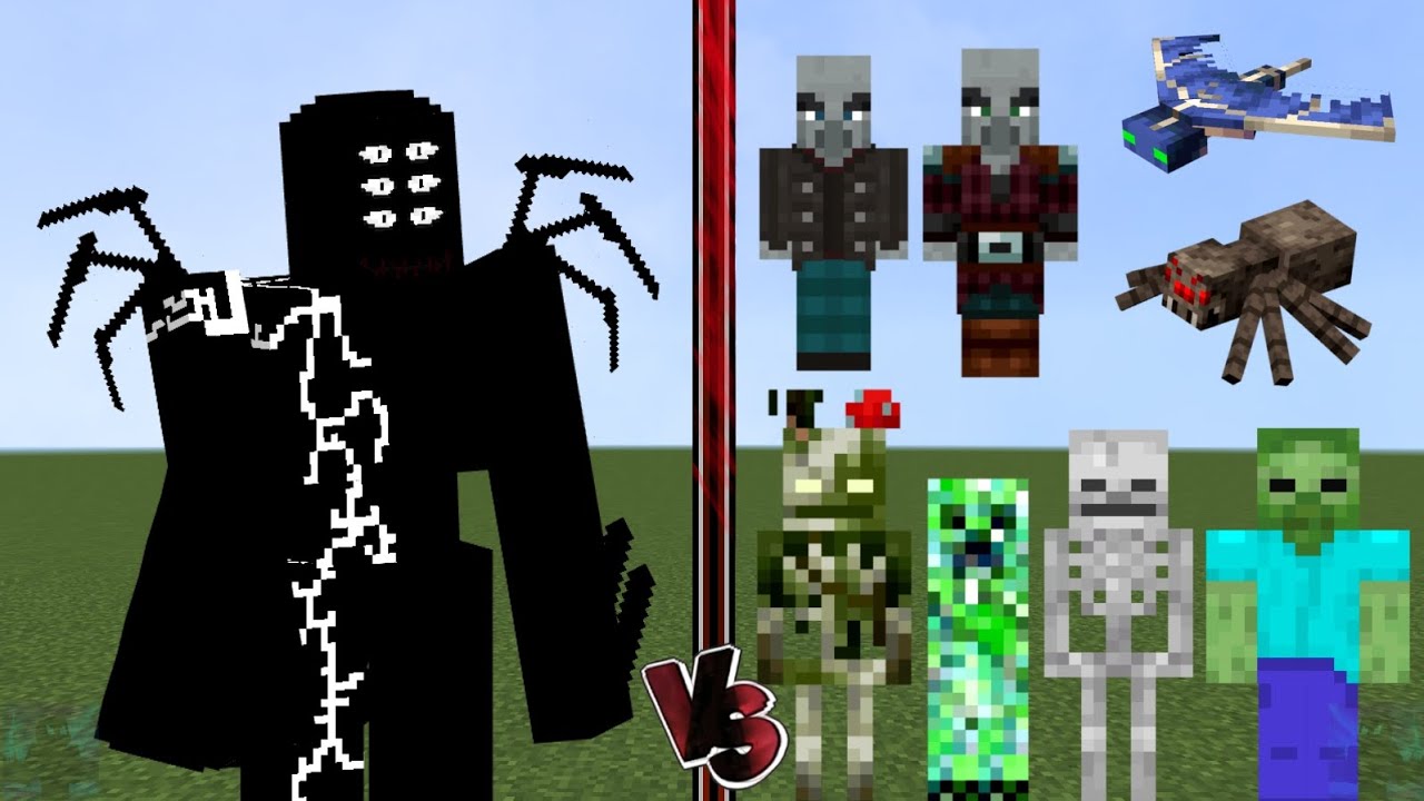 Minecraft Mob Battle: NULL GOLEM vs ALL MOBS - YouTube