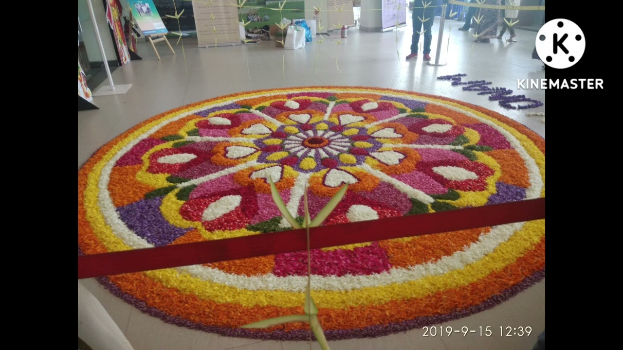 athapoo designs/Onam celebration/Kerala festival/Pookolam - YouTube