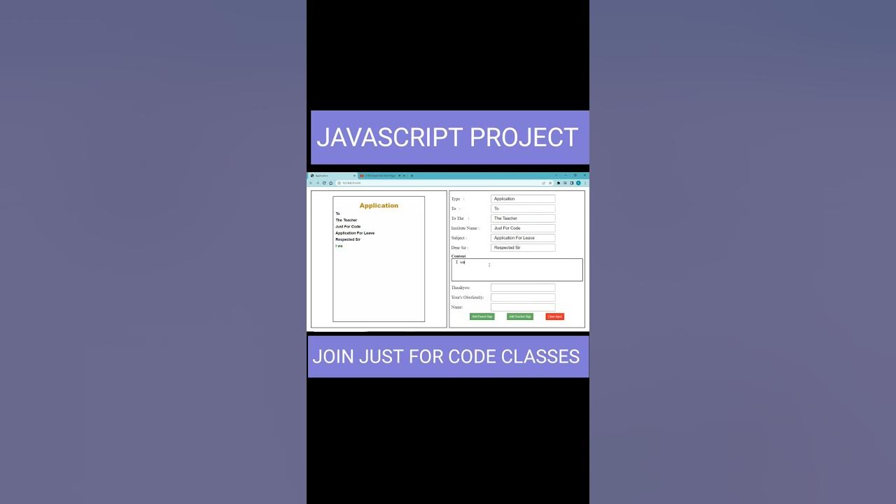 Shorts Viral Javascript Javascriptbeginnerprojects Justforcode Youtube