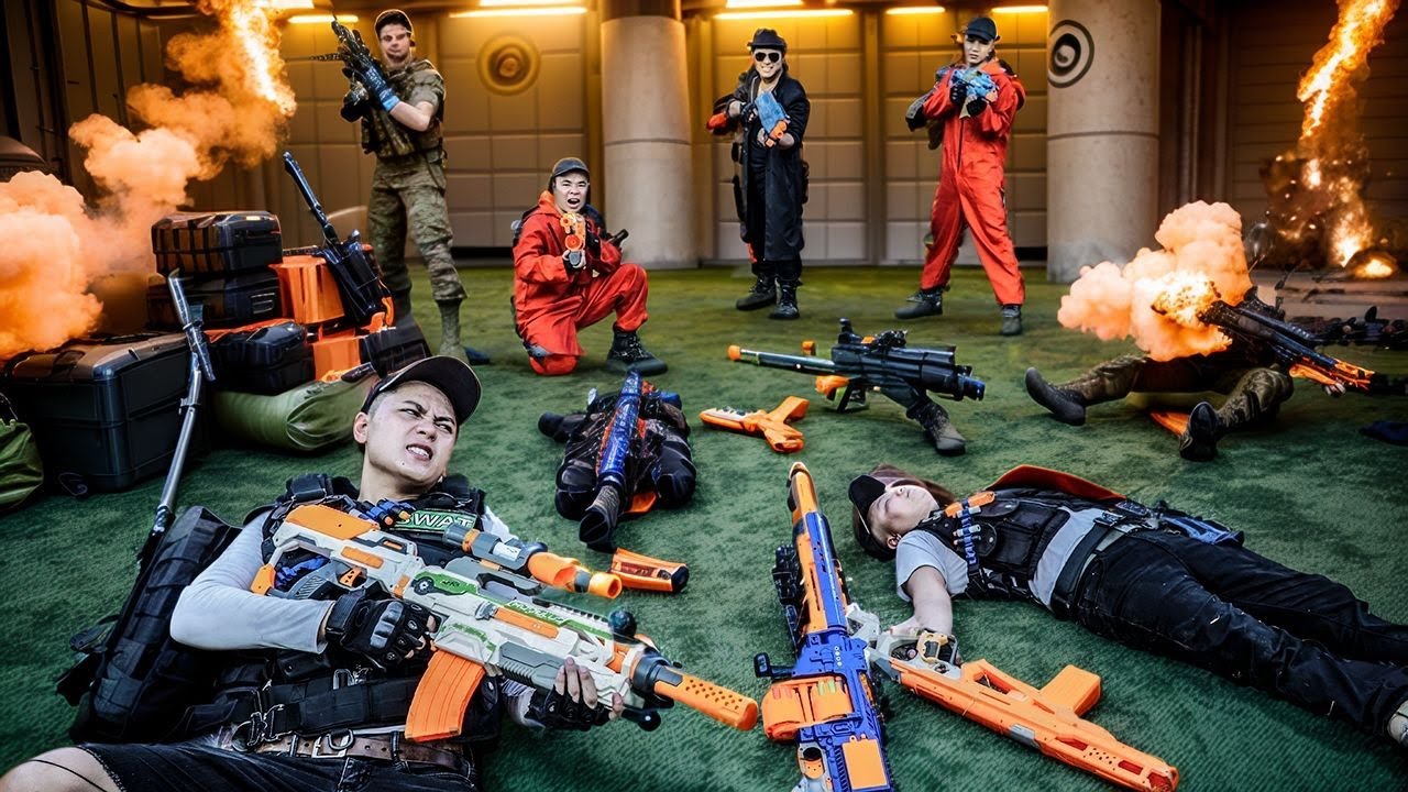 LTT Nerf War : SEAL X Nerf Guns Hero Strategy To Save The Day! - YouTube