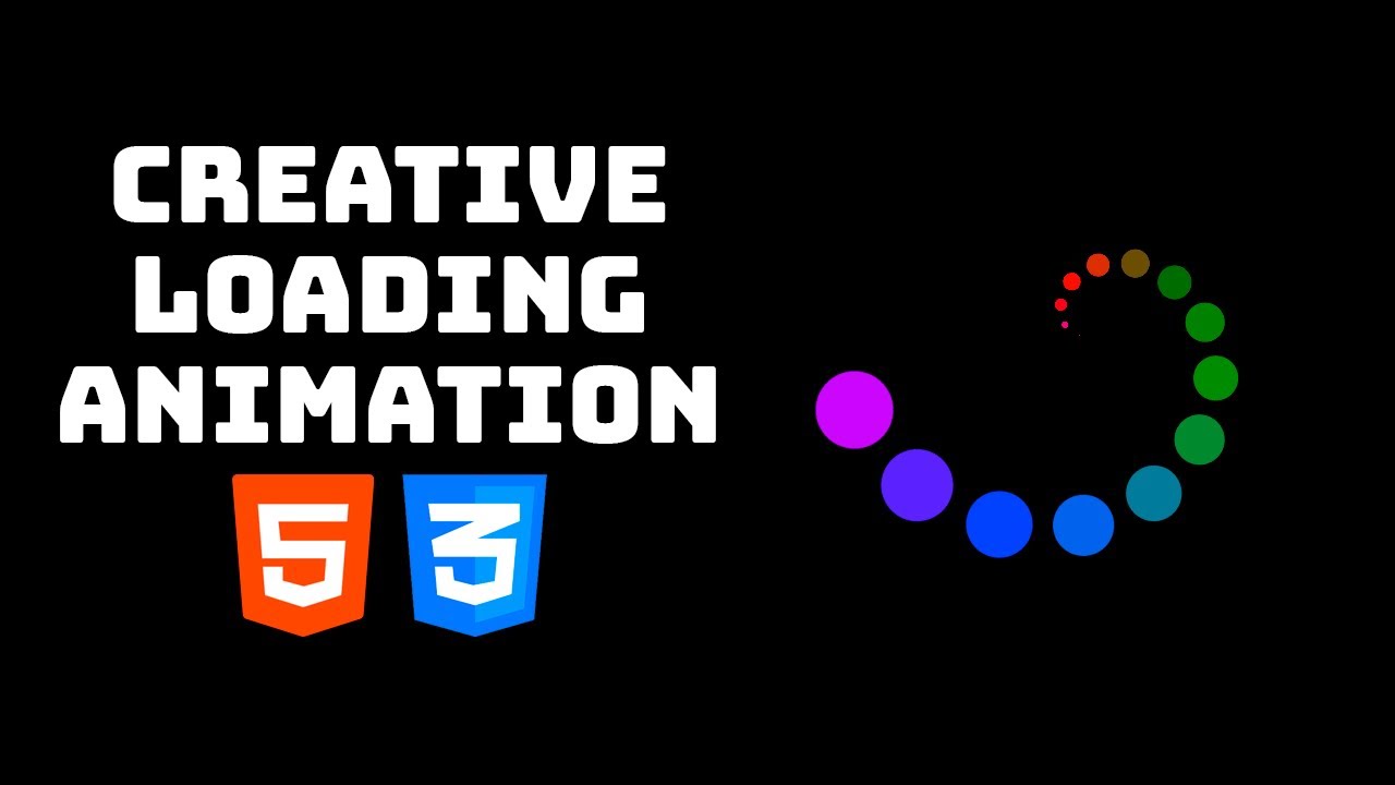 Loading Animation Usando Css And Html Youtube 6662