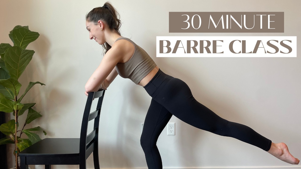 30-Minute Intermediate Barre Burn | Tone & Sculpt - YouTube