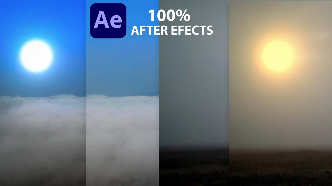How to create sun in Adobe After Effects - YouTube