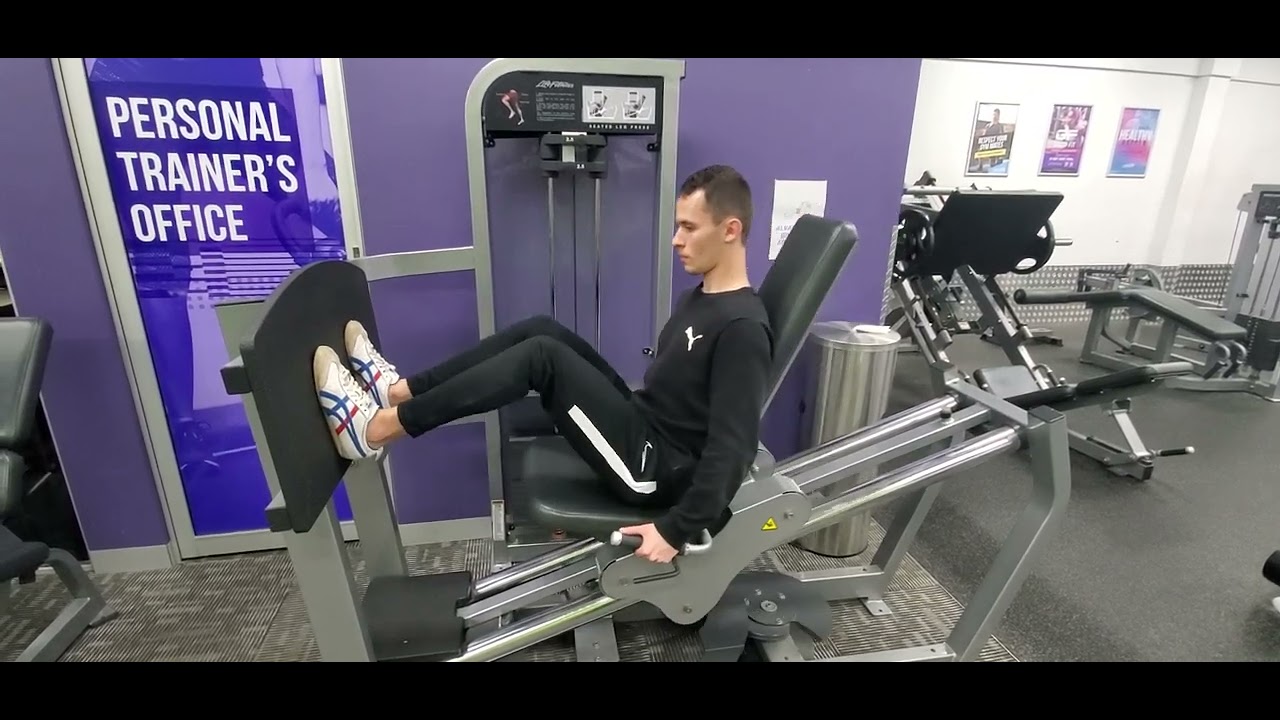 Horizontal Leg Press - YouTube
