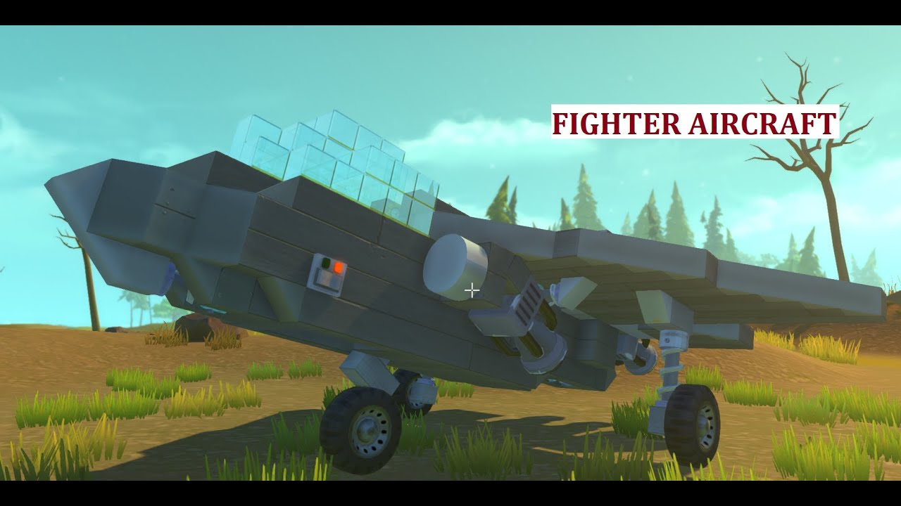 TUTO SCRAP MECHANIC - FIGHTER AIRCRAFT - PART 1 - YouTube