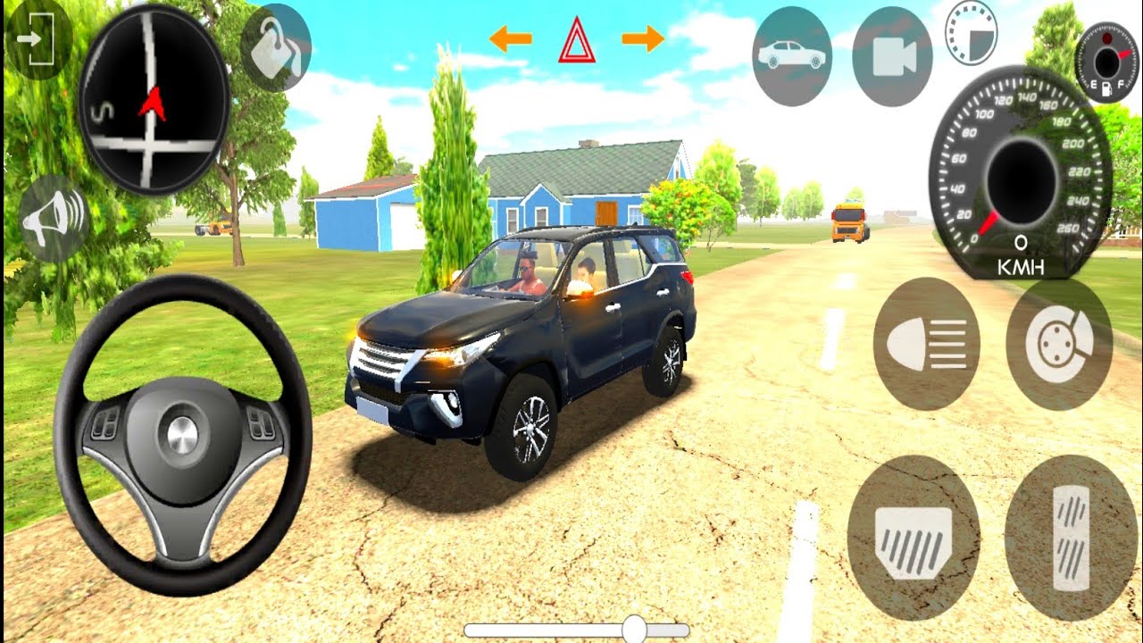 Indian Car Sim | Real Black Scorpio Car Driving Sim | Android Gmplay ...