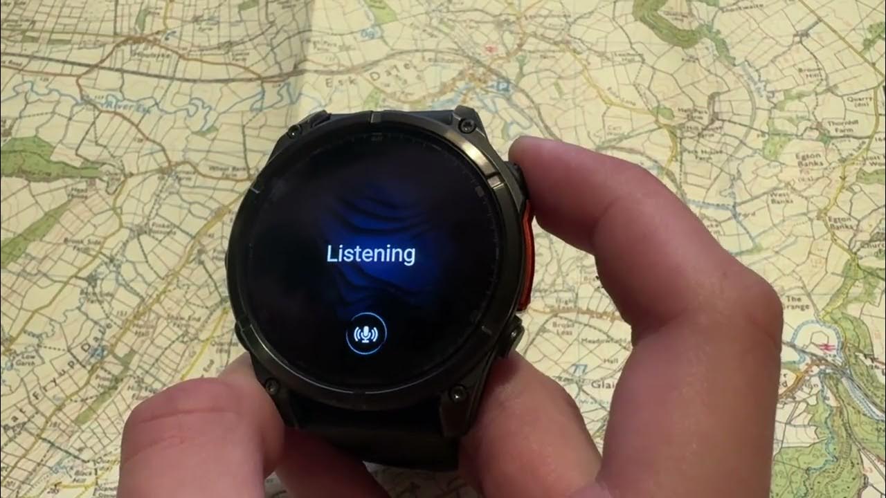 Fenix 8 Voice command - Example - YouTube