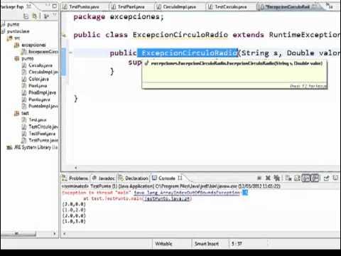 Excepciones de RuntimeException - YouTube