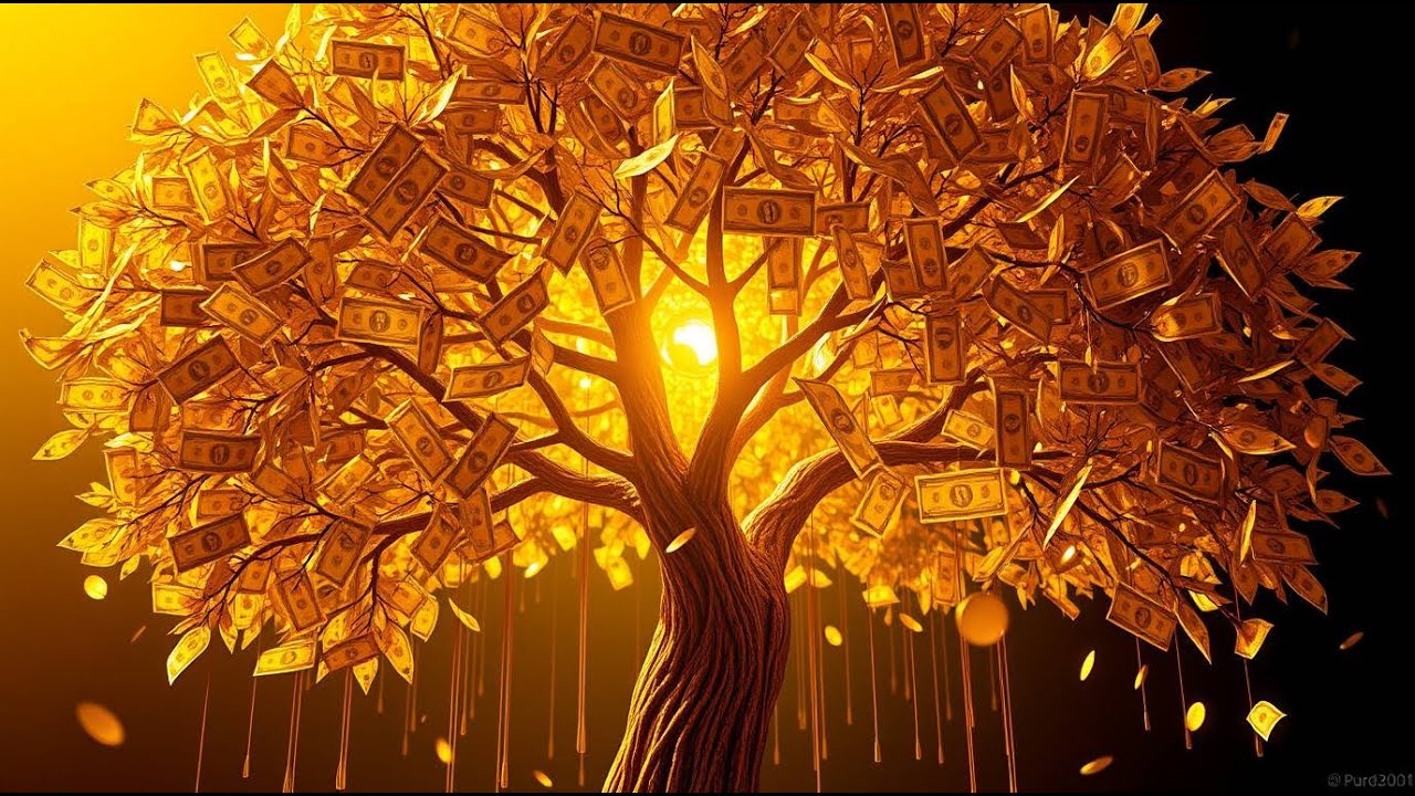 🌳 The GOLDEN MONEY TREE of Infinite Wealth & Prosperity | Attract Money ...