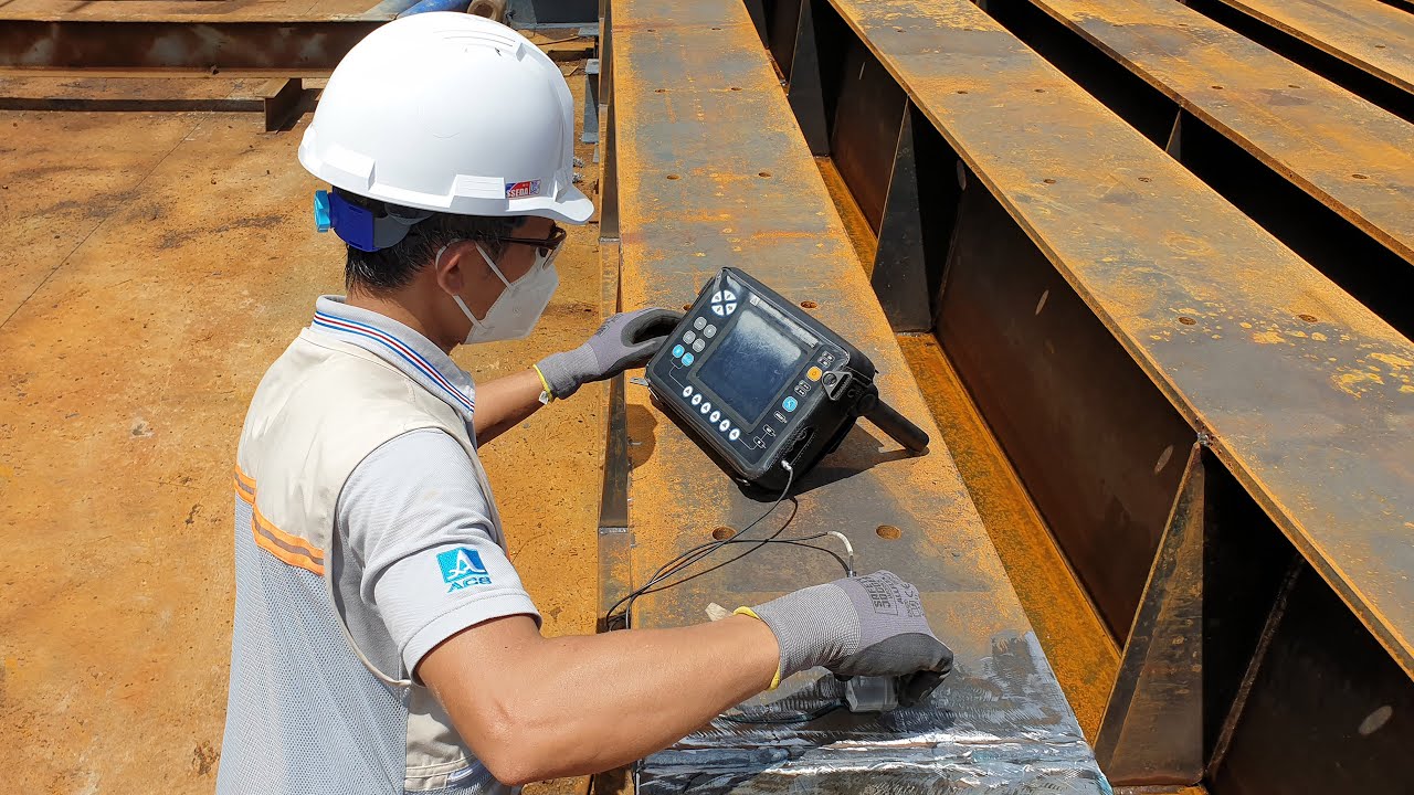 MT&UT Testing According to The AWS D1.1/D1.1M : 2020 standard - YouTube