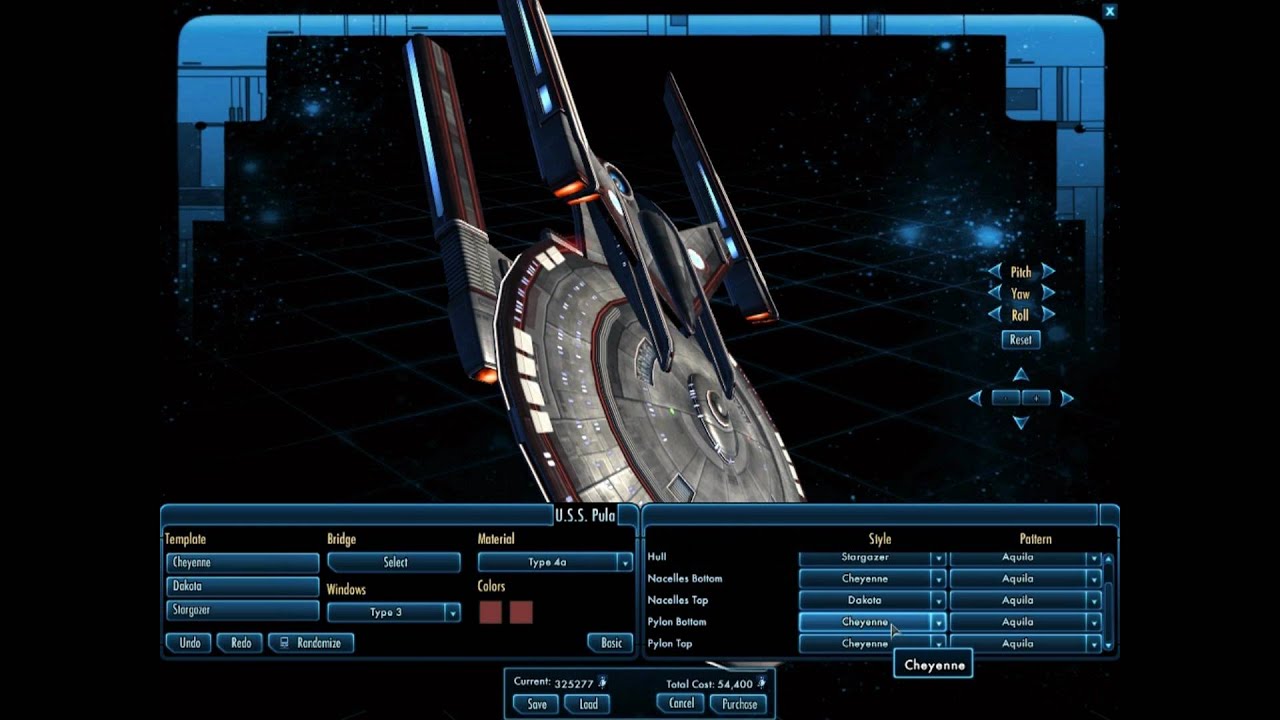 Star Trek Online Tier 3 Heavy Cruiser - YouTube
