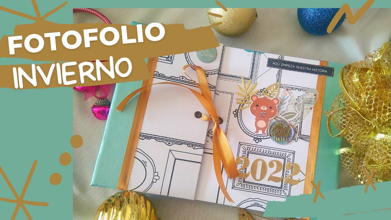 #diy #scrapbooking Fotofolio de INVIERNO un Nuevo Comienzo 🎅🥰😍 ...
