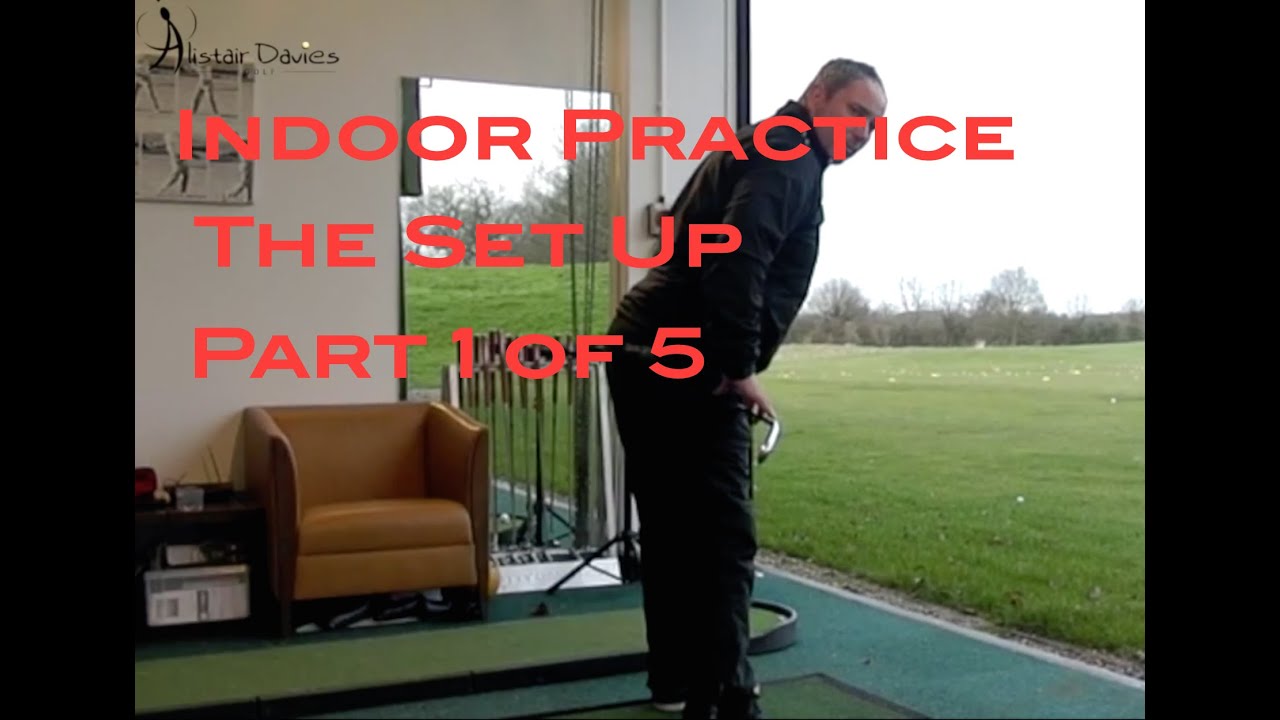 Golf Tip| Indoor Practice| Set up - YouTube