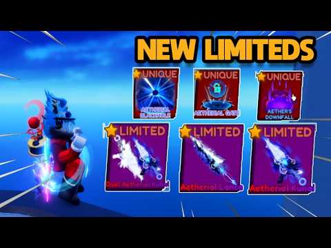 NEW AETHERIAL PACK SHOWCASE In Roblox Blade Ball - YouTube