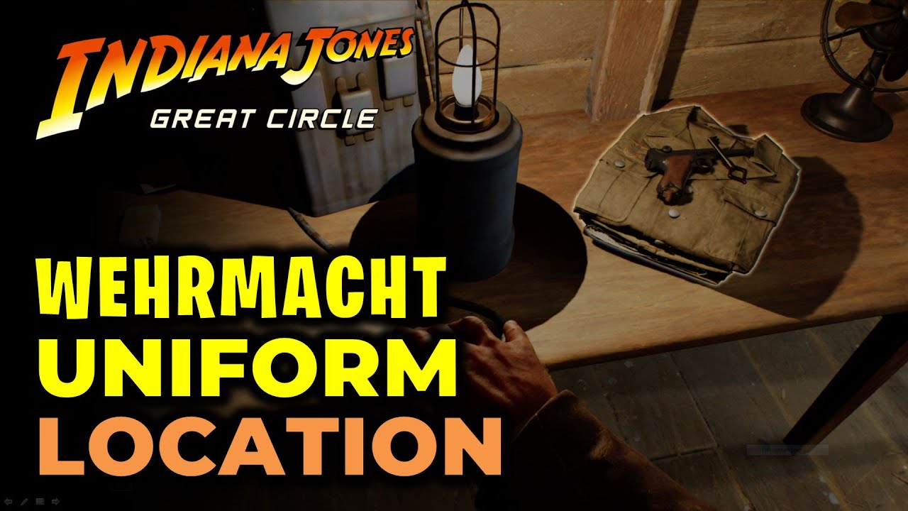 Wehrmacht Uniform & Key | Nazi Disguise Location | Indiana Jones ...