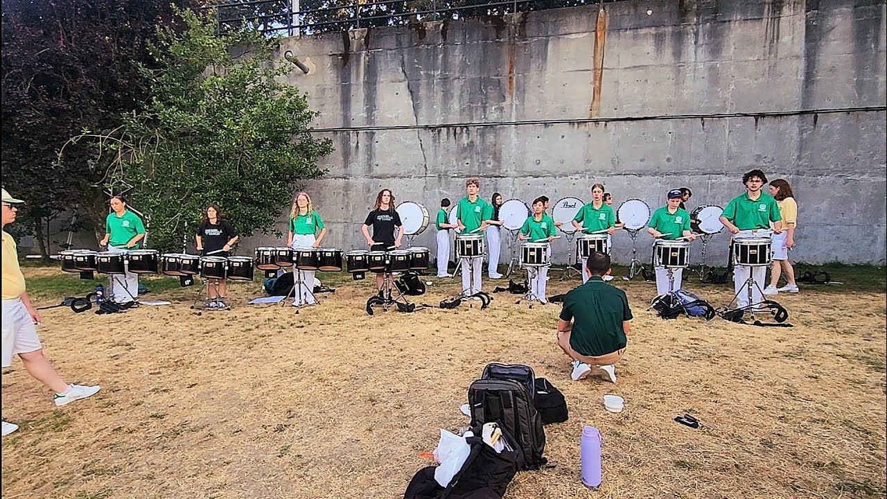 "All City Band" Drumline Full Lot Performance - YouTube