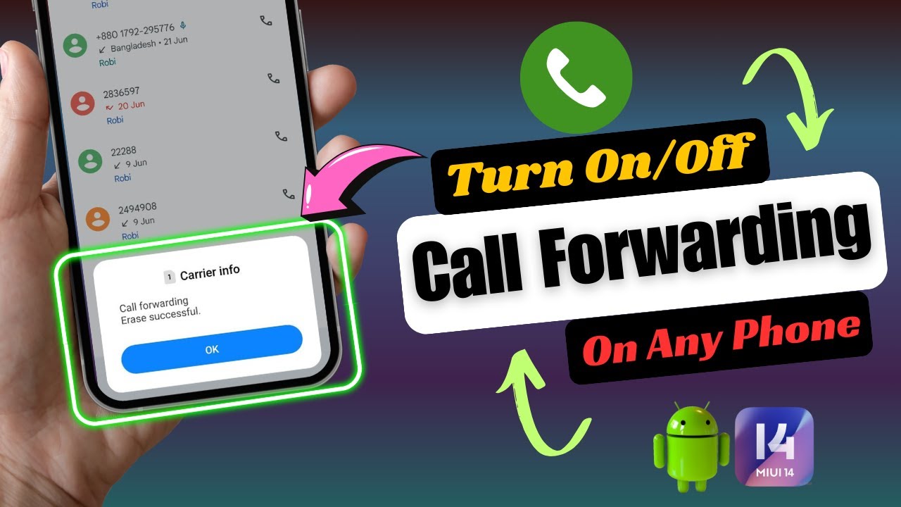 How To Turn On/Off Call Forwarding | How To Check Call Forwarding In ...