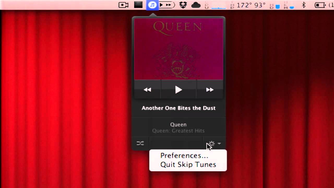 Skip Tunes: Control Your Music from Your Menubar! - YouTube