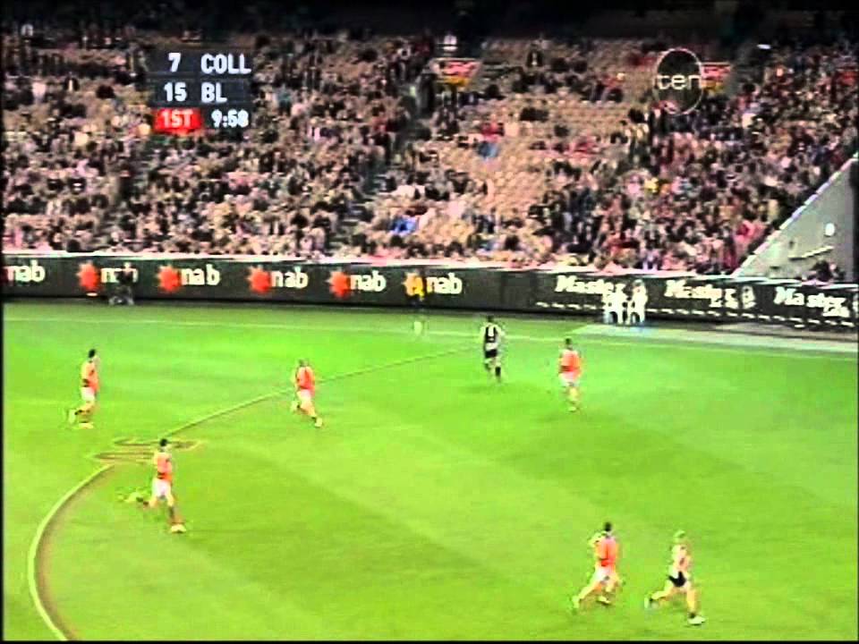 2011 - Brisbane Lions v Collingwood - Aaron Cornelius "behind" - YouTube
