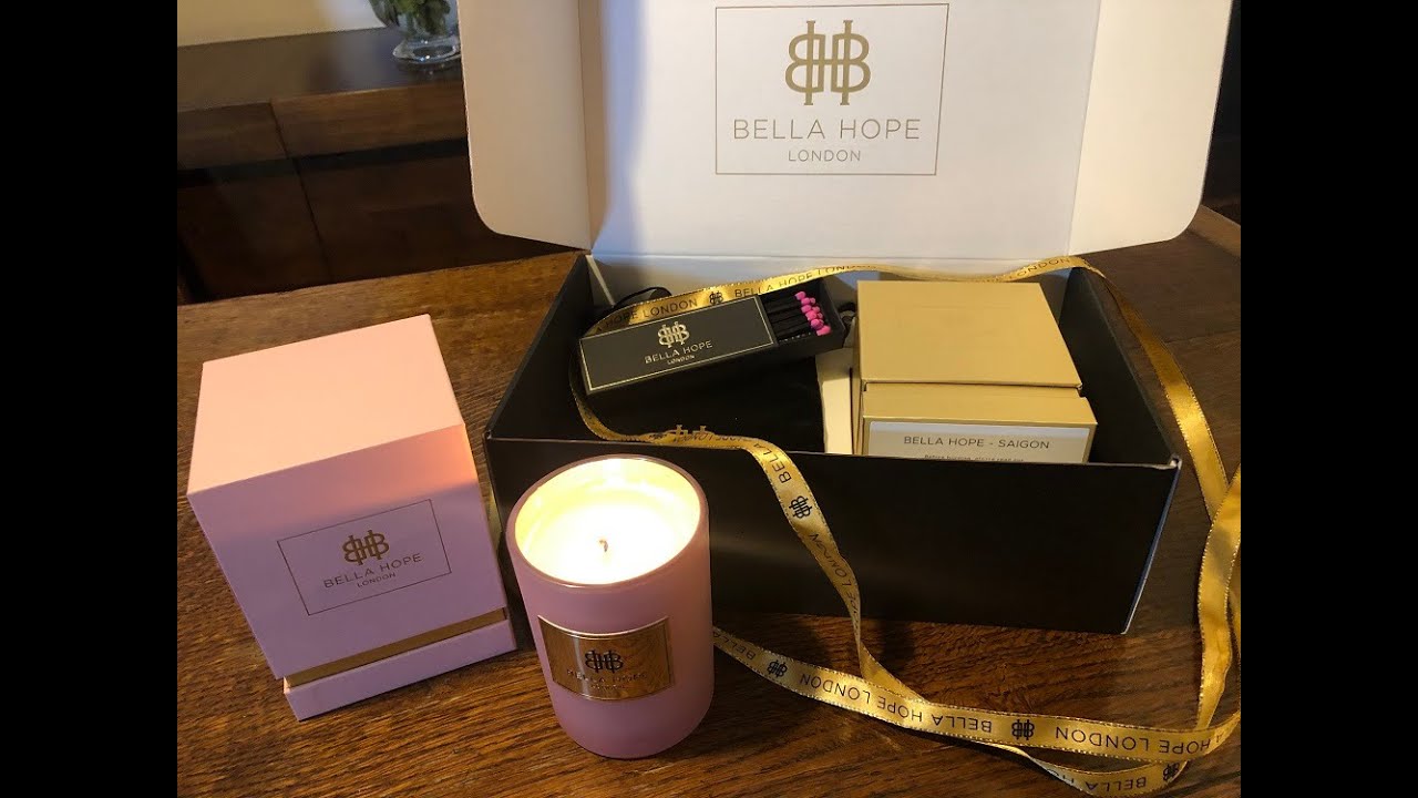 Bella Hope London Scented Candles - Unboxing and First Look - YouTube