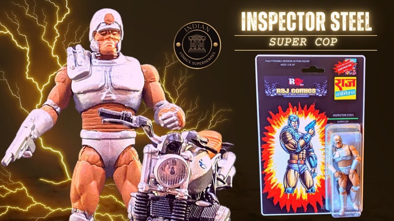 Inspector Steel | Raj Comics | Custom Action Figure | 1 Minute Brief ...