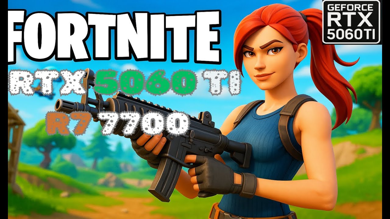Ryzen 7 7700 + RTX 5060 Ti Fortnite | Low vs High Settings Performance ...