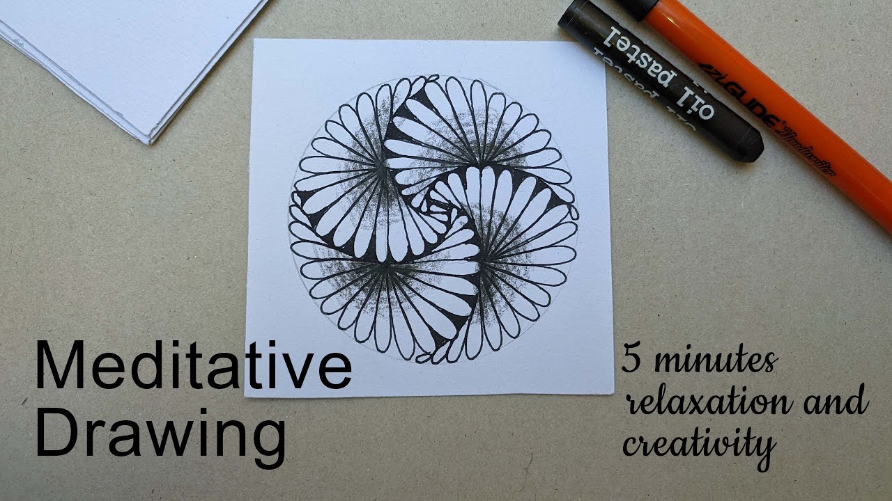 Meditative Drawing Arttherapy Relaxation - YouTube