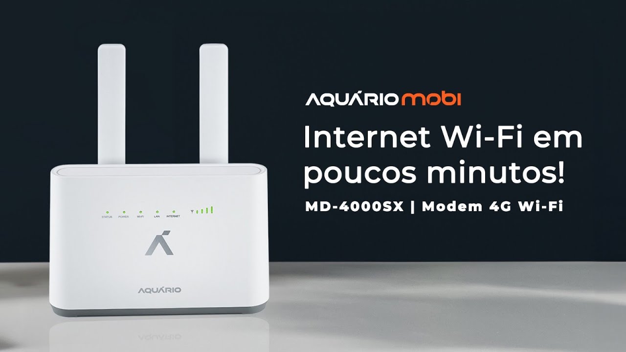 Modem Interno 4G Aquário | MD4000SX. - YouTube