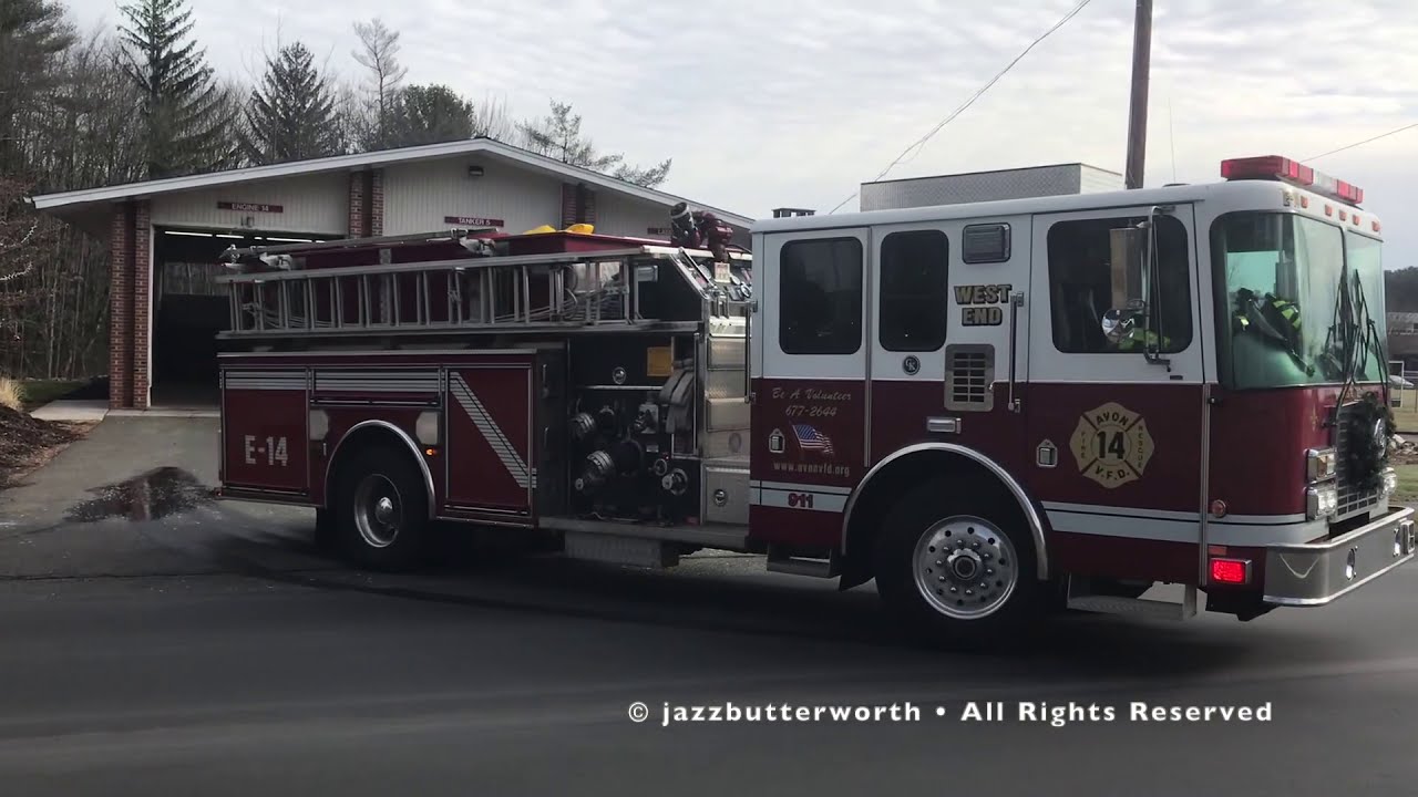 Avon Volunteer Fire Department Engine 14 Responding With *MAJOR Q2B ...