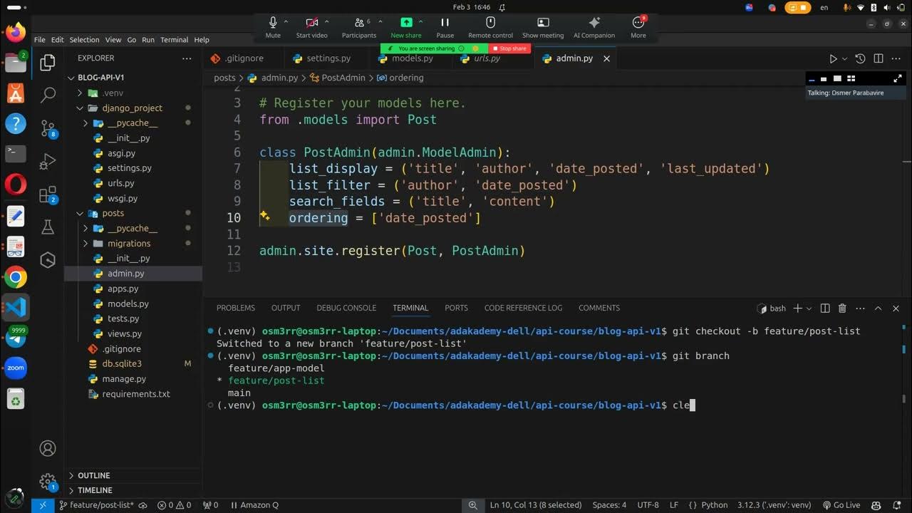 Diseño de API con Django Rest Framework - sesión del 03/02/25 - YouTube