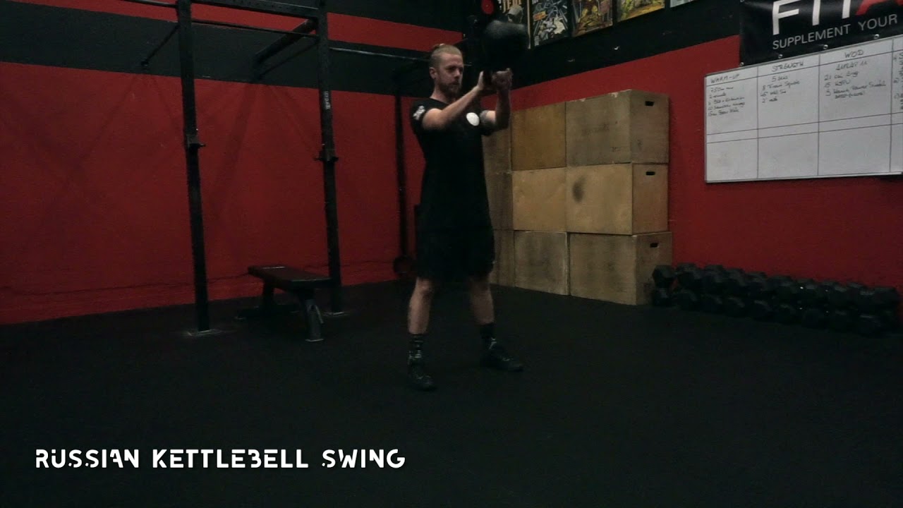 Russian Kettlebell Swing - YouTube