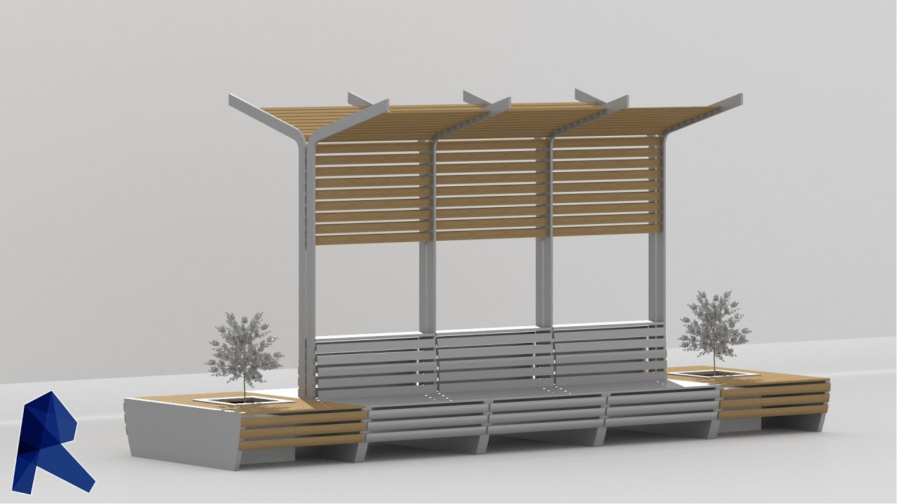 Public Seating Design | In Revit - YouTube