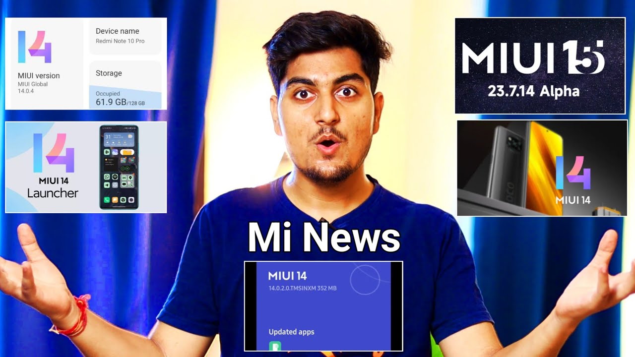 Miui 15 New Features, Miui 14 System launcher new Feature, Redmi note 10 Series Miui 14, Poco X5 ...