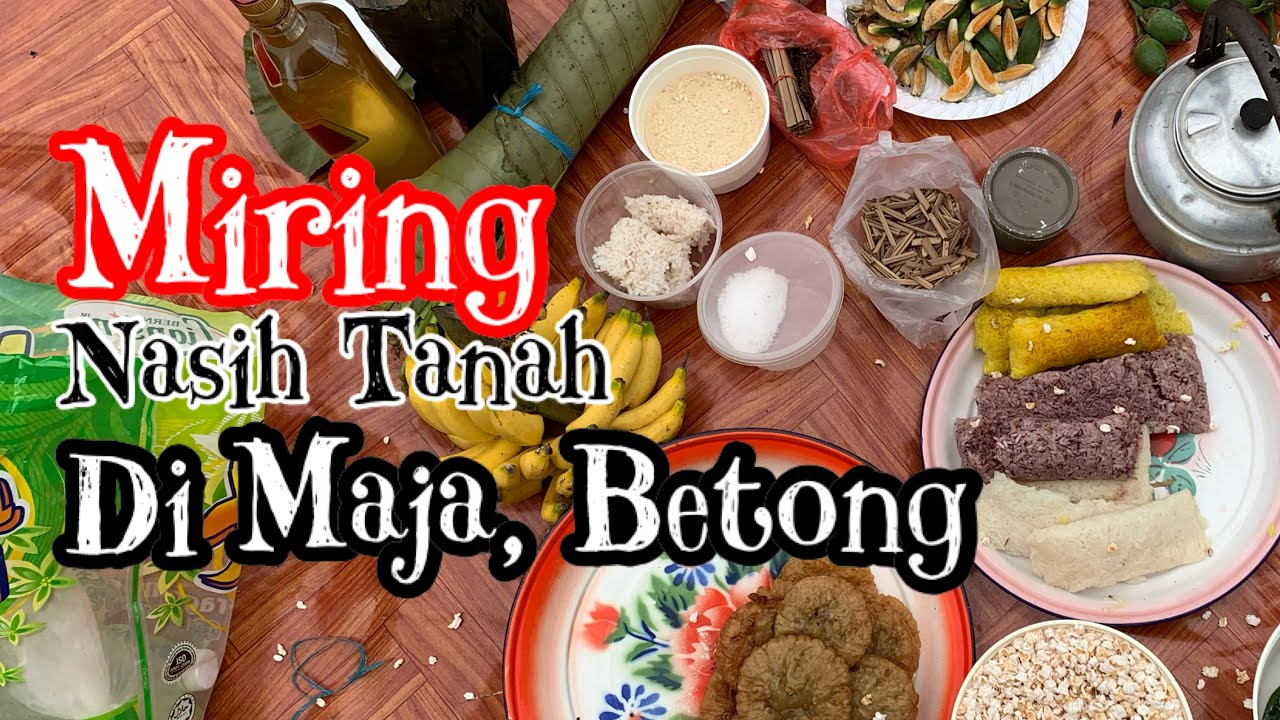 Adat Asal Iban | Miring Nasih Tanah Di Maja, Betong - YouTube