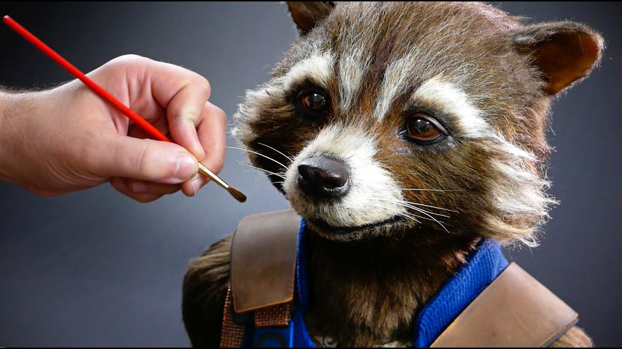 Watch an Artist Sculpt a Perfect Replica of Rocket Raccoon