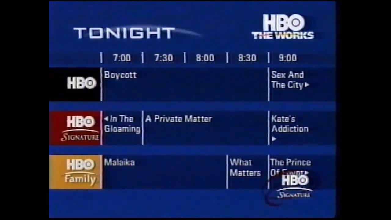 HBO Signature promos [March 14, 2001] - YouTube