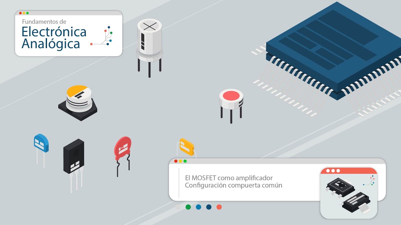 El MOSFET como amplificador Configuración compuerta común - YouTube