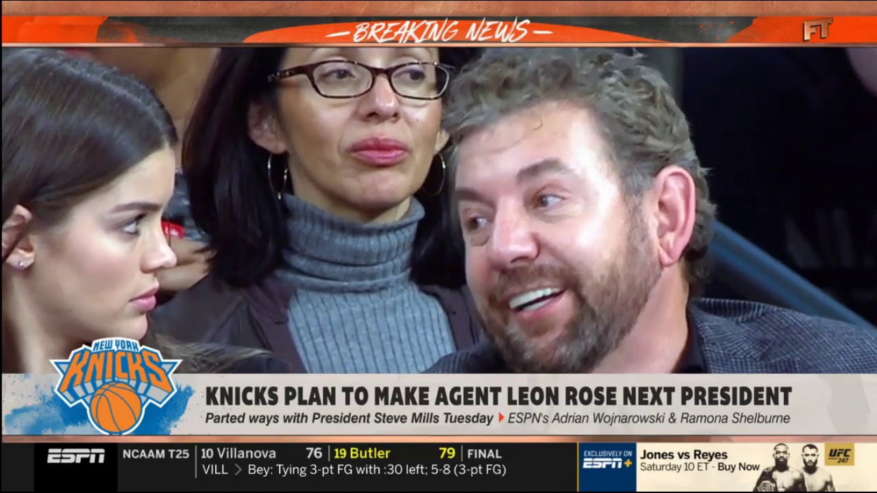 BREAKING NEWS Stephen A SHOCKED Knicks plan to make agent Leon Rose ...