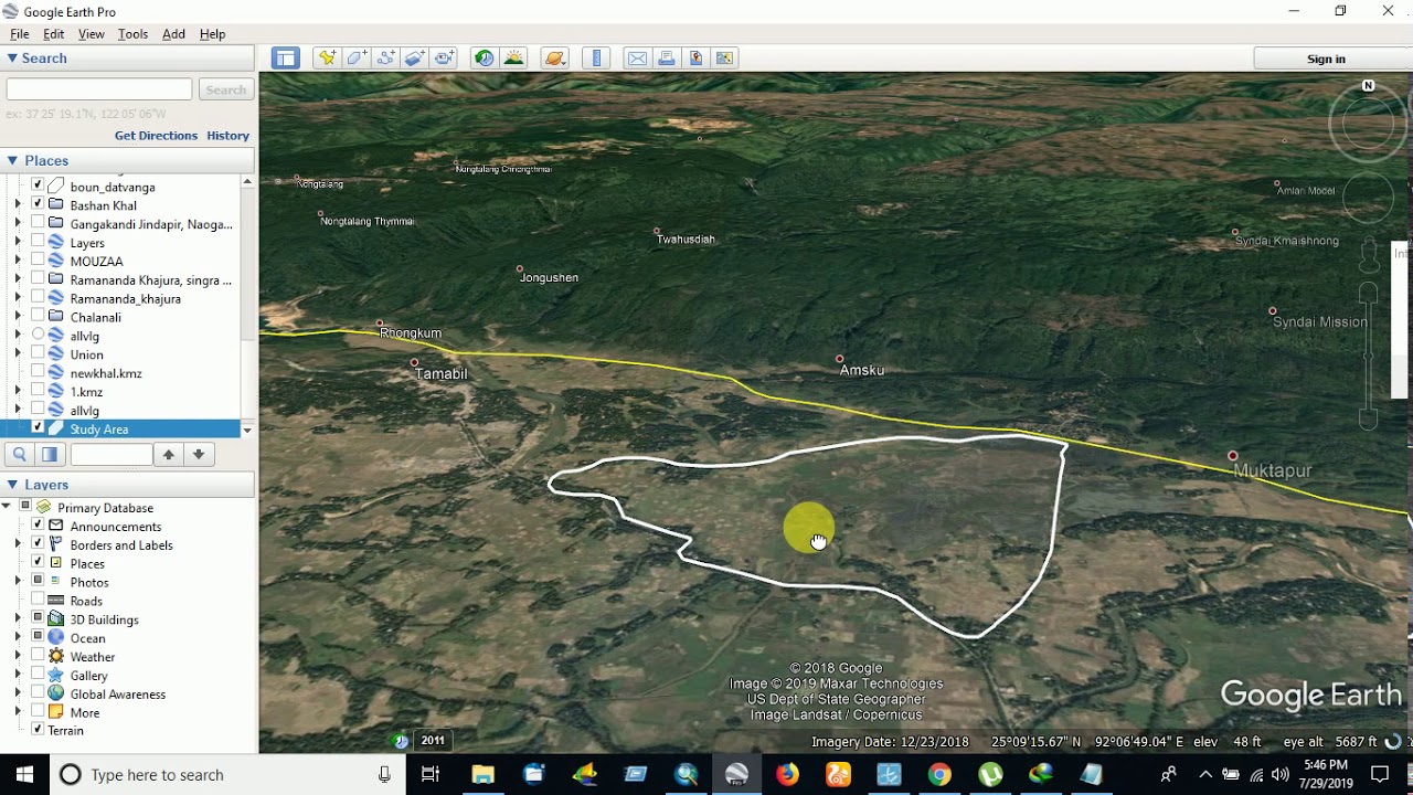 North Direction and tilting Shortcut in Google Earth - YouTube