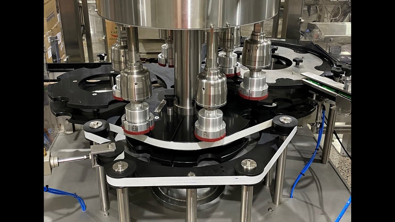 Logicap LRC 6 Rotary capping machine - YouTube