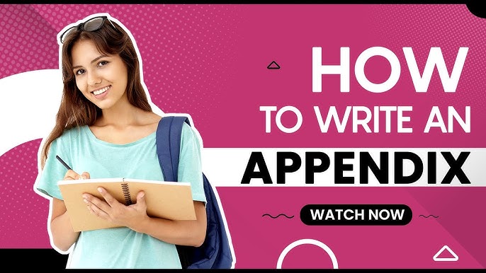How To Write An Appendix