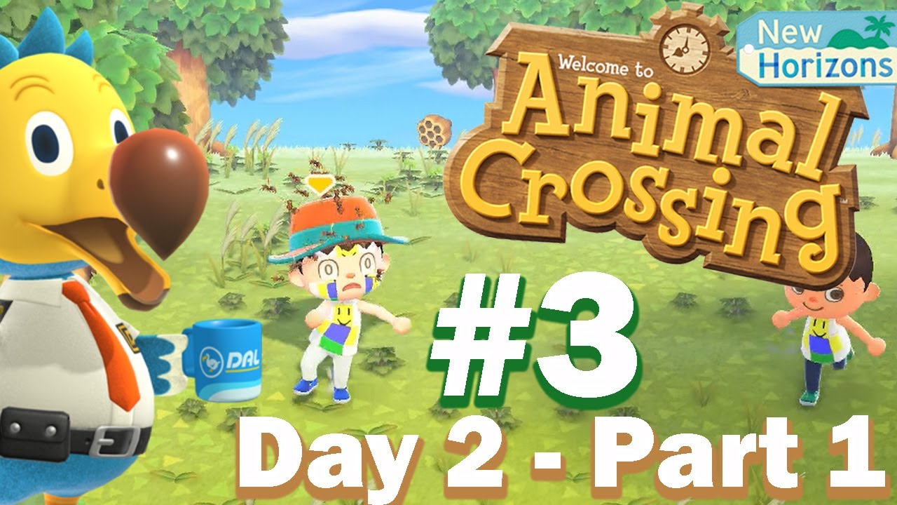 Animal Crossing New Horizons | Party Play | Getting Stung by Wasps ...