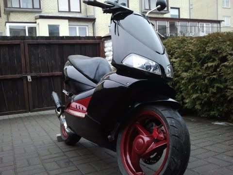 Aprilia area 70cc test (stage 6) - YouTube