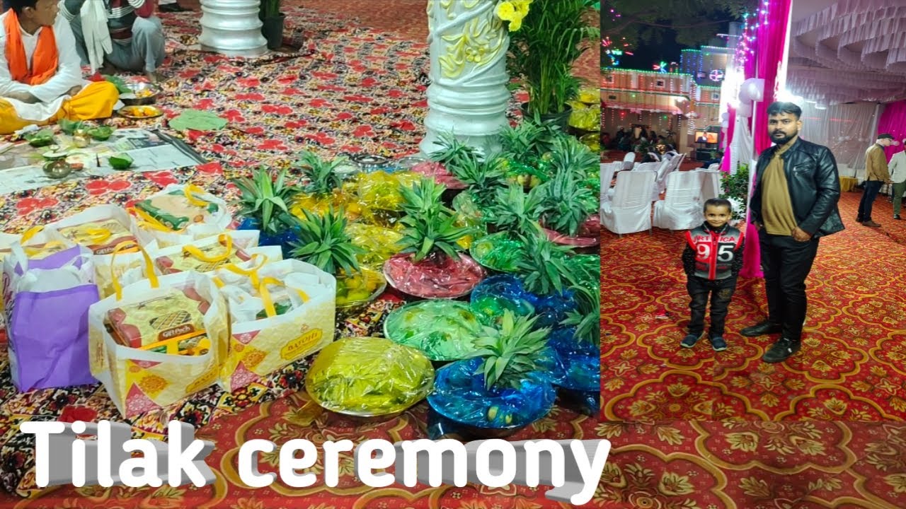 Beginning of Rituals -Tilak ceremony | - YouTube